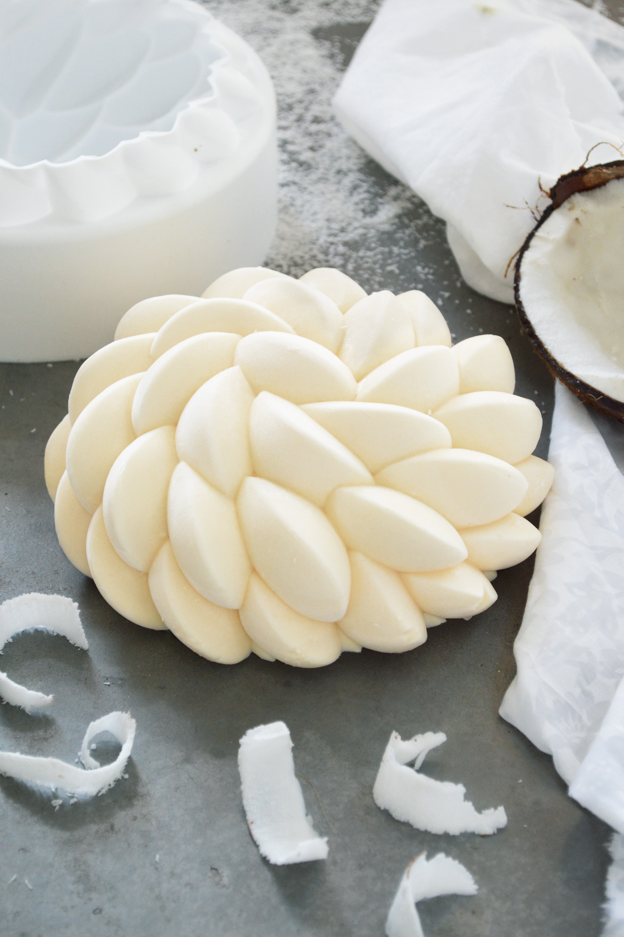 Recette de l'entremets coco mangue passion